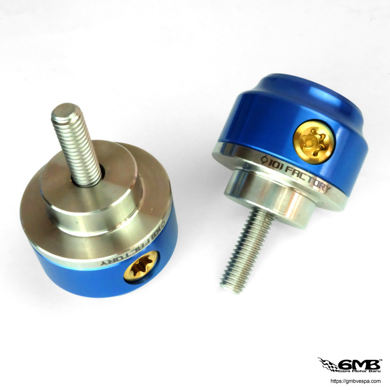 1o1 Factory HQ Bar End Vespa Sprint & Primavera Blue