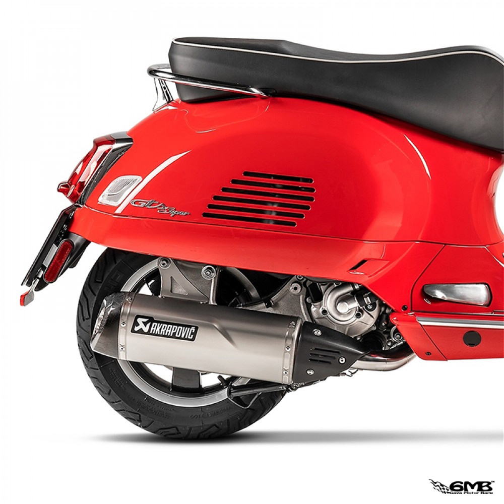 Akrapovic Exhaust Manifold Heat Shield AKRAPOVIC exhaust Vespa GTS