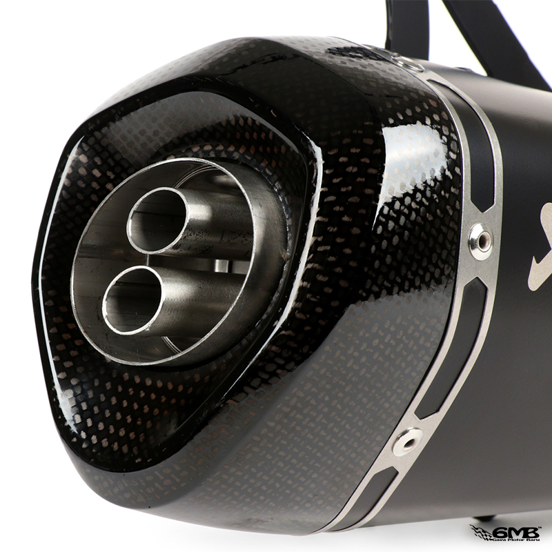 Akrapovic Slip On Exhaust Vespa GTS 300 Black